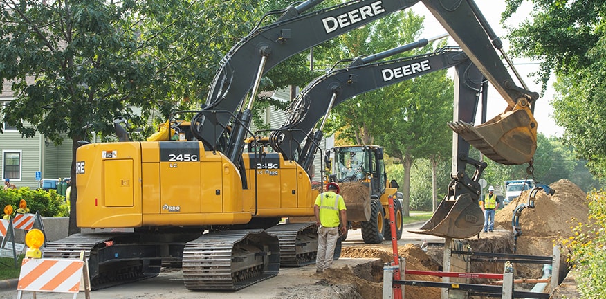 Excavators | John Deere CA