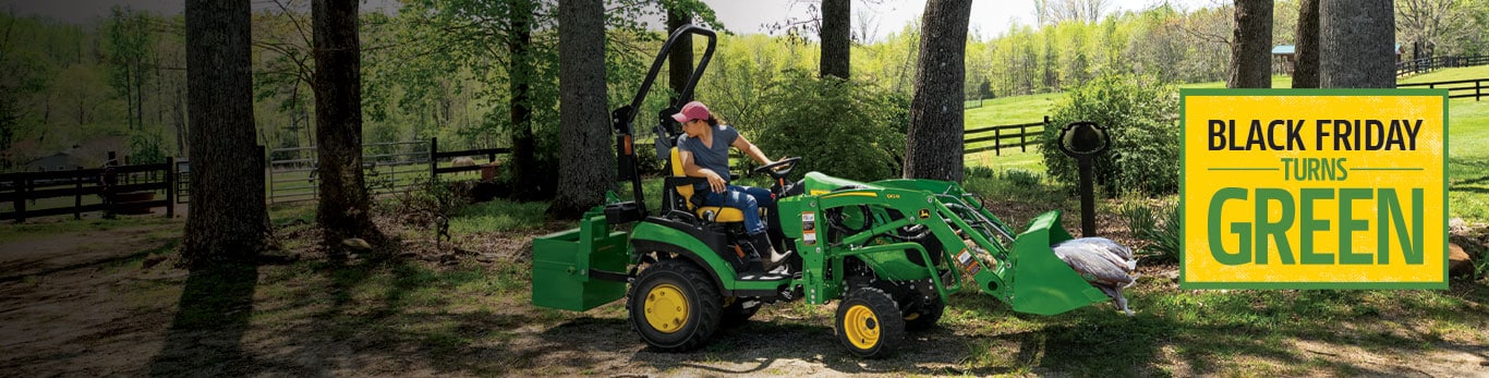 Sub-Compact Tractors | 22-24HP 1 Family Small Tractors | John Deere CA